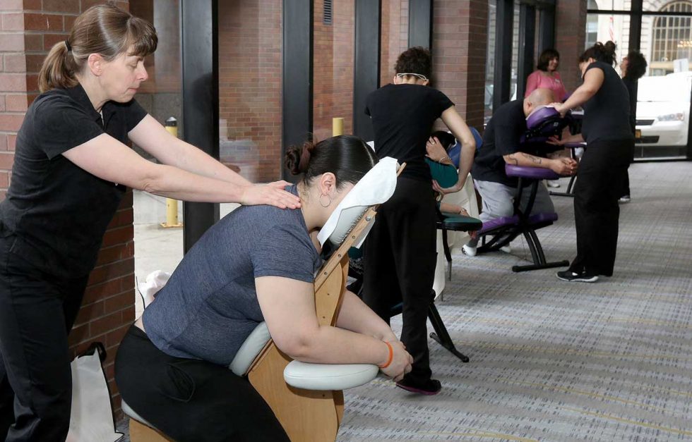 Chair Massage Therapy - Health Fairs Direct